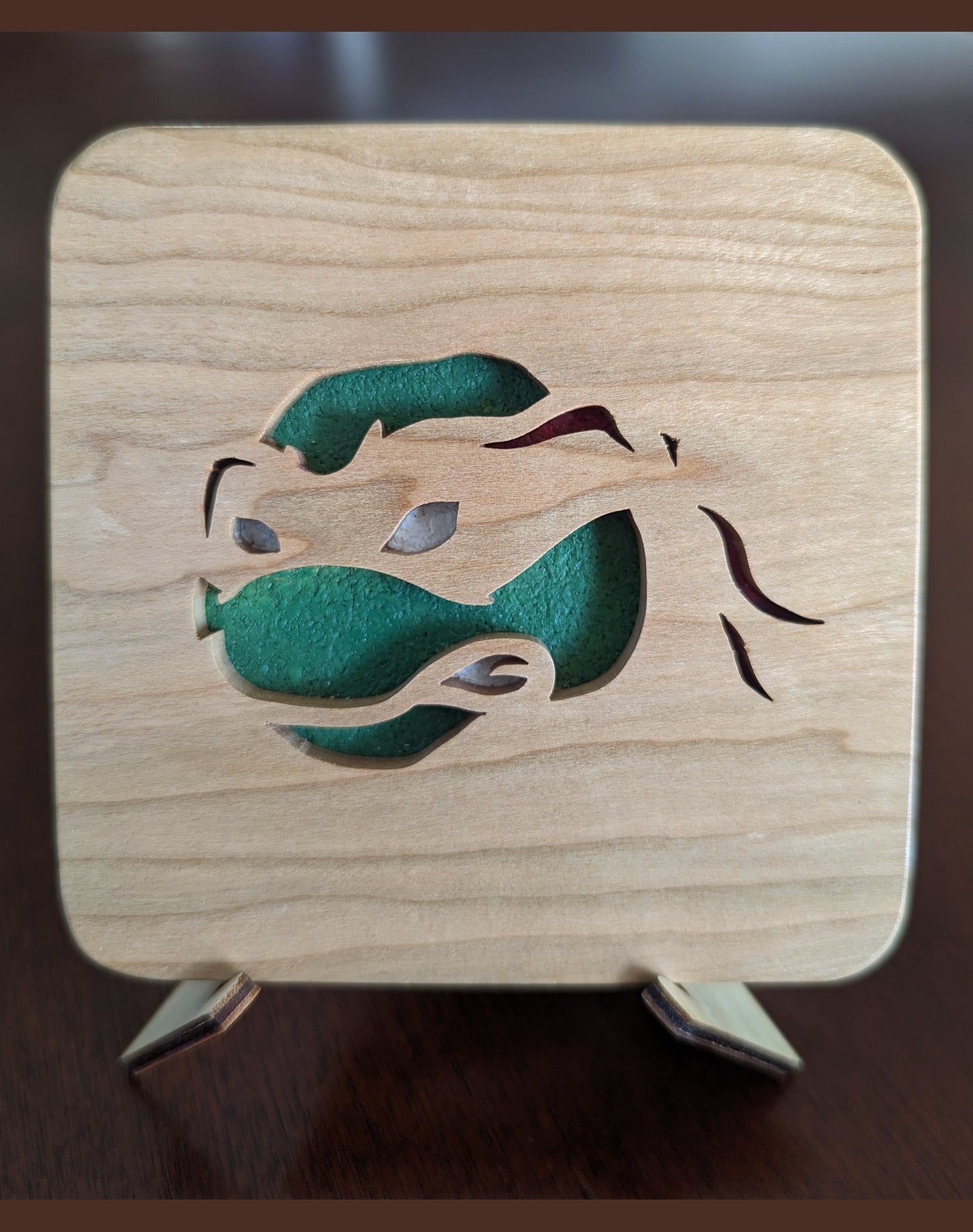 Teenage Mutant Ninja Turtles Hand Cut Wooden Deskoration | Century Artisans