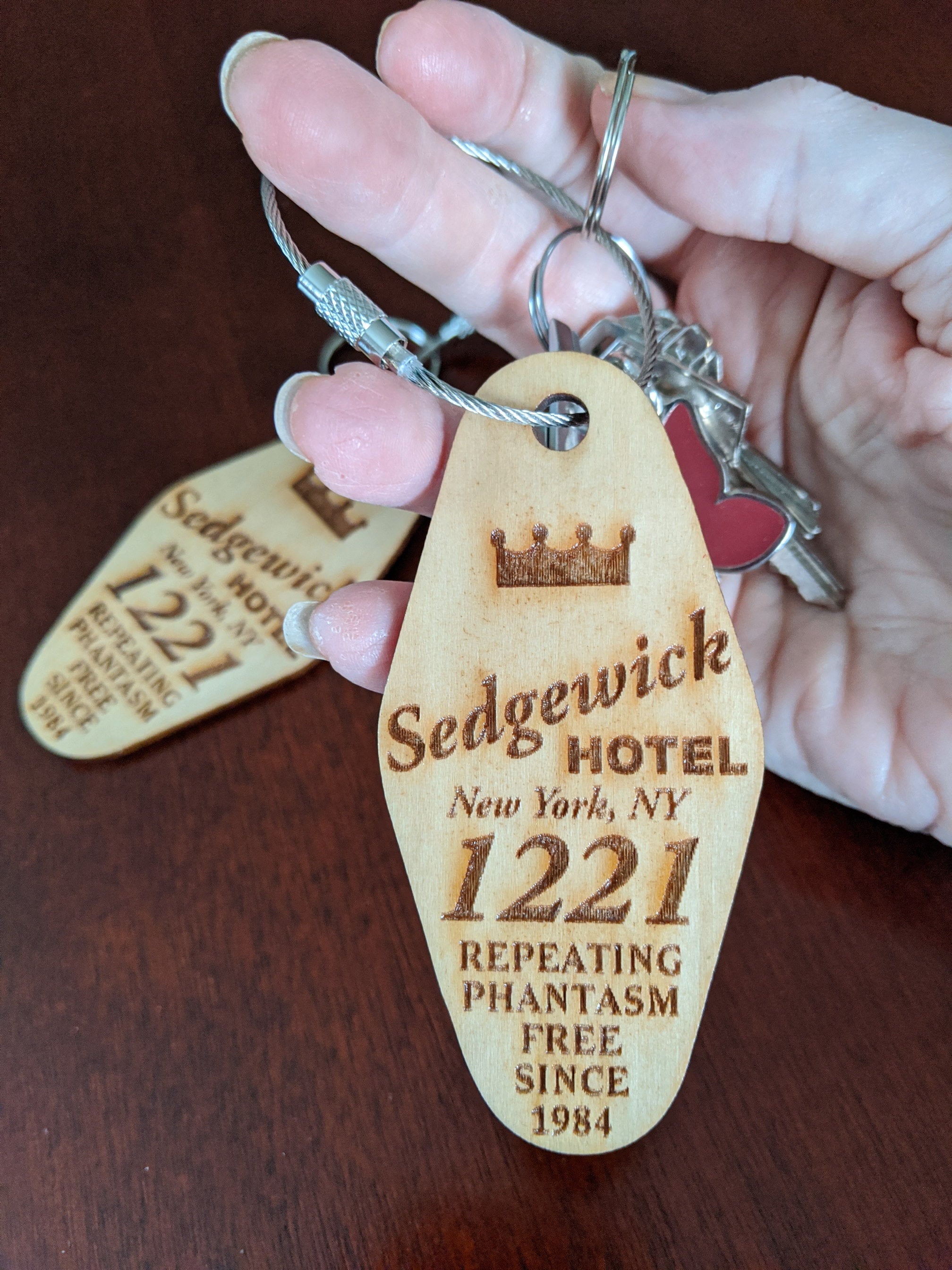 Ghostbusters Sedgewick Hotel Key Fob | Century Artisans